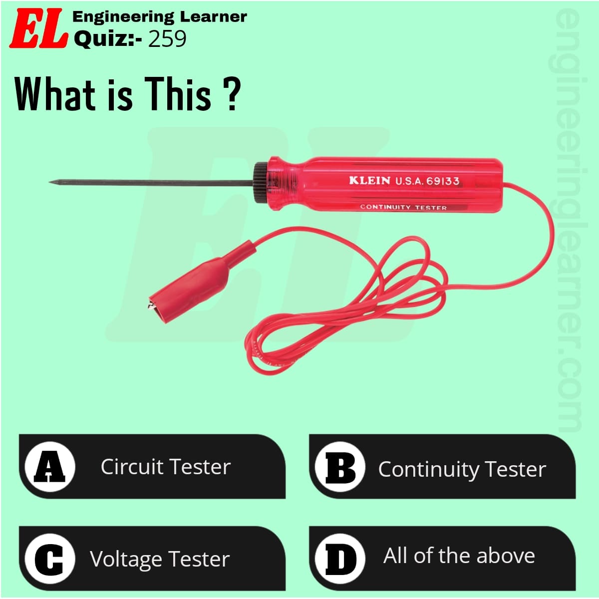 Quiz 251 to 300 - Engineering Learner